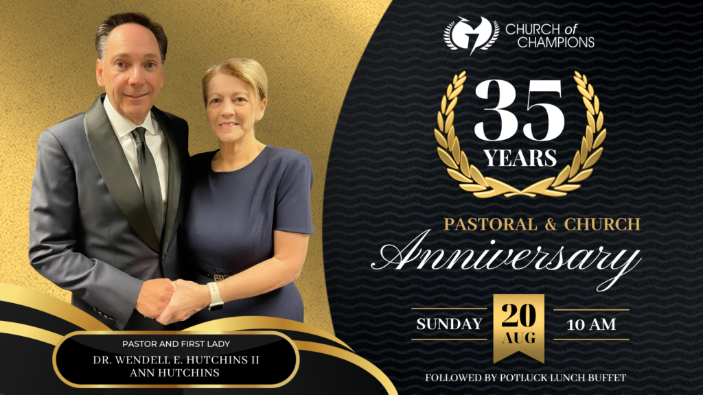 35 years Anniversary of Church of Champions - Church Of Champions